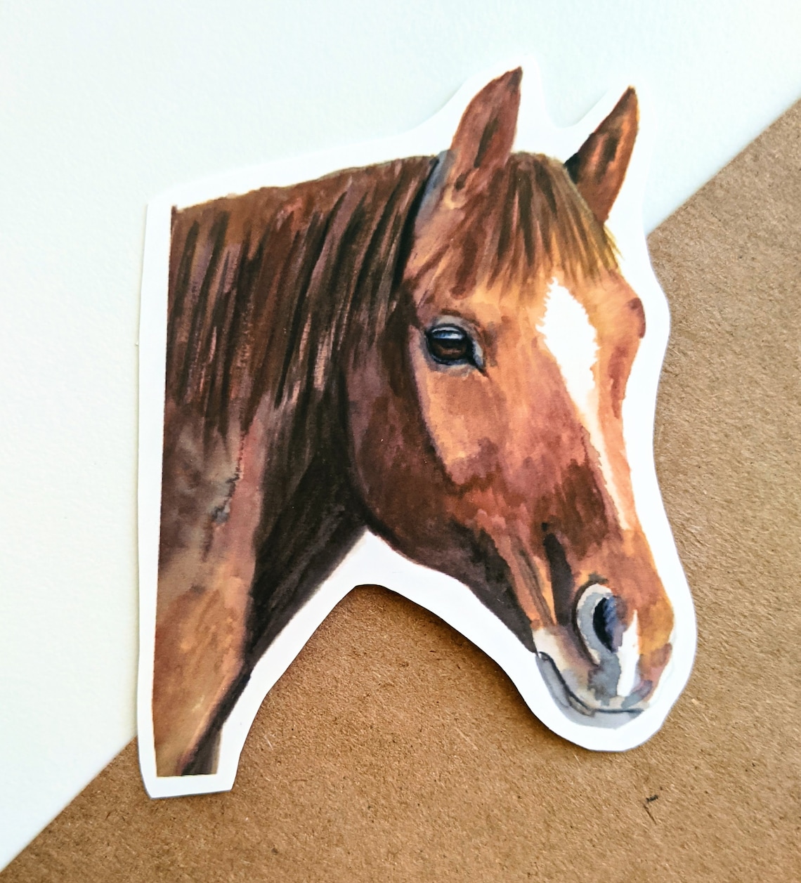 Horse Sticker Watercolor Vinyl Horse Stickers for Laptops - Etsy UK
