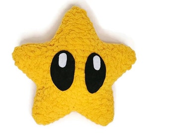 Super Mario Star Plush - Etsy