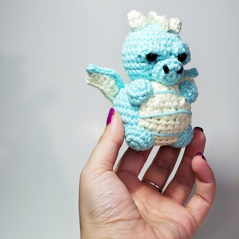 PDF Pattern Beginner Friendly Amigurumi Chubby Dragon - Etsy