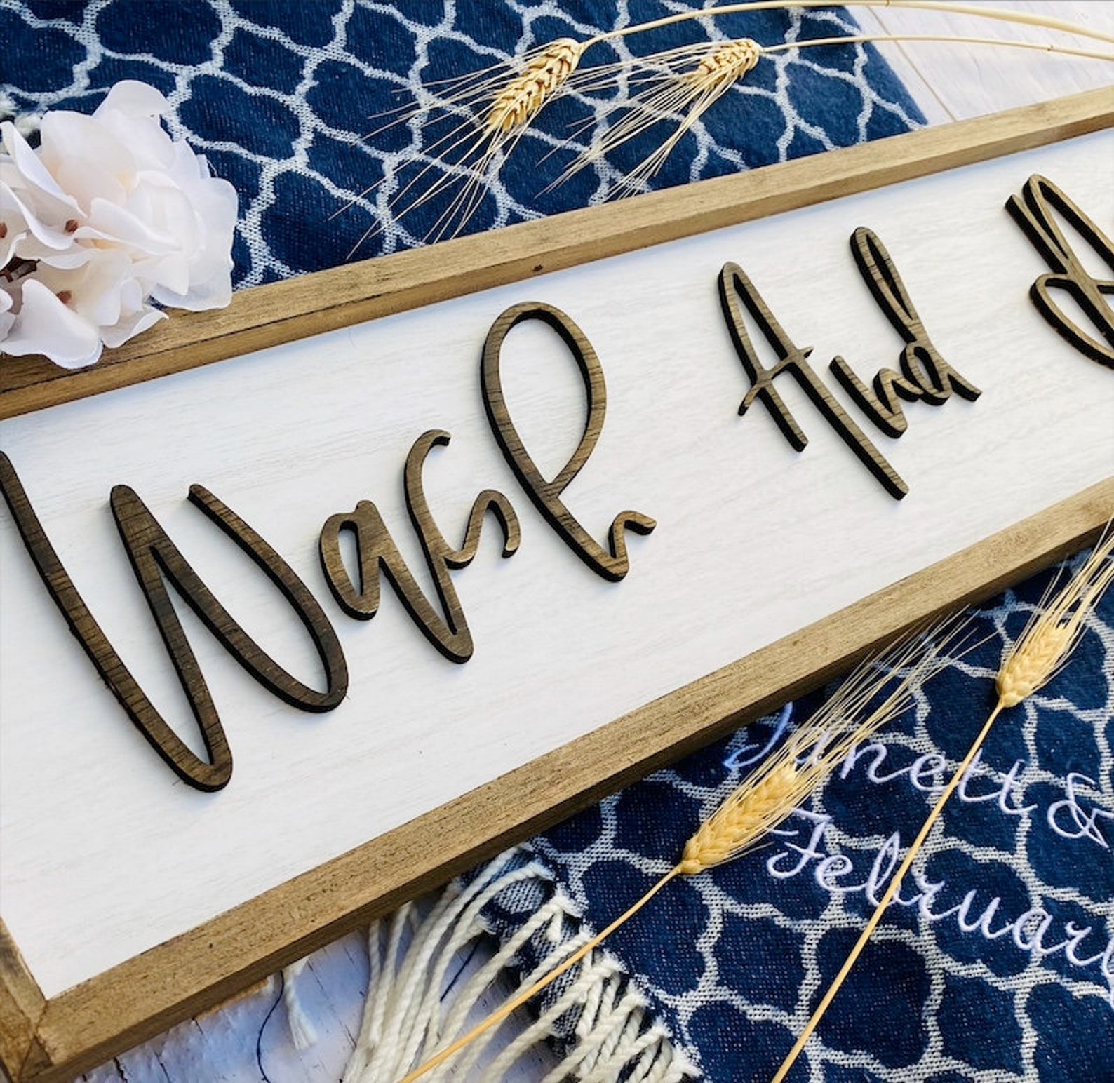 Laundry Room Sign Laundry sign Wash and Dry sign Home | Etsy