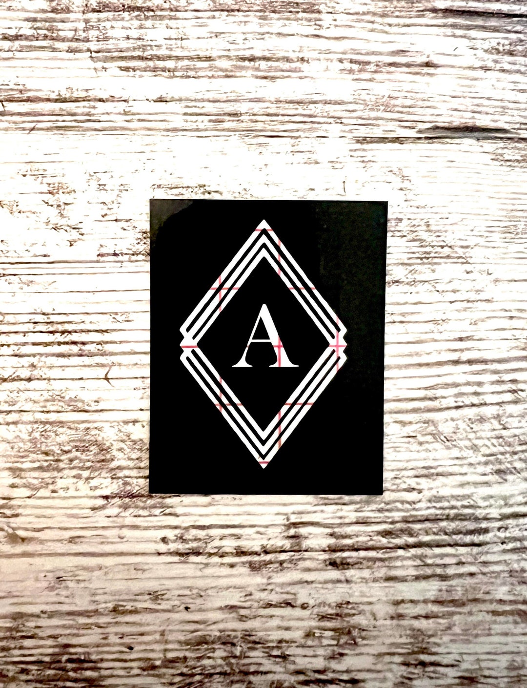 DIY Etched Glass Split Name Stencil for DIY Glass Etching, Name Within ...