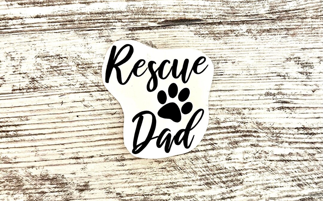 Rescue Dad, Vinyl Decal Sticker - Etsy