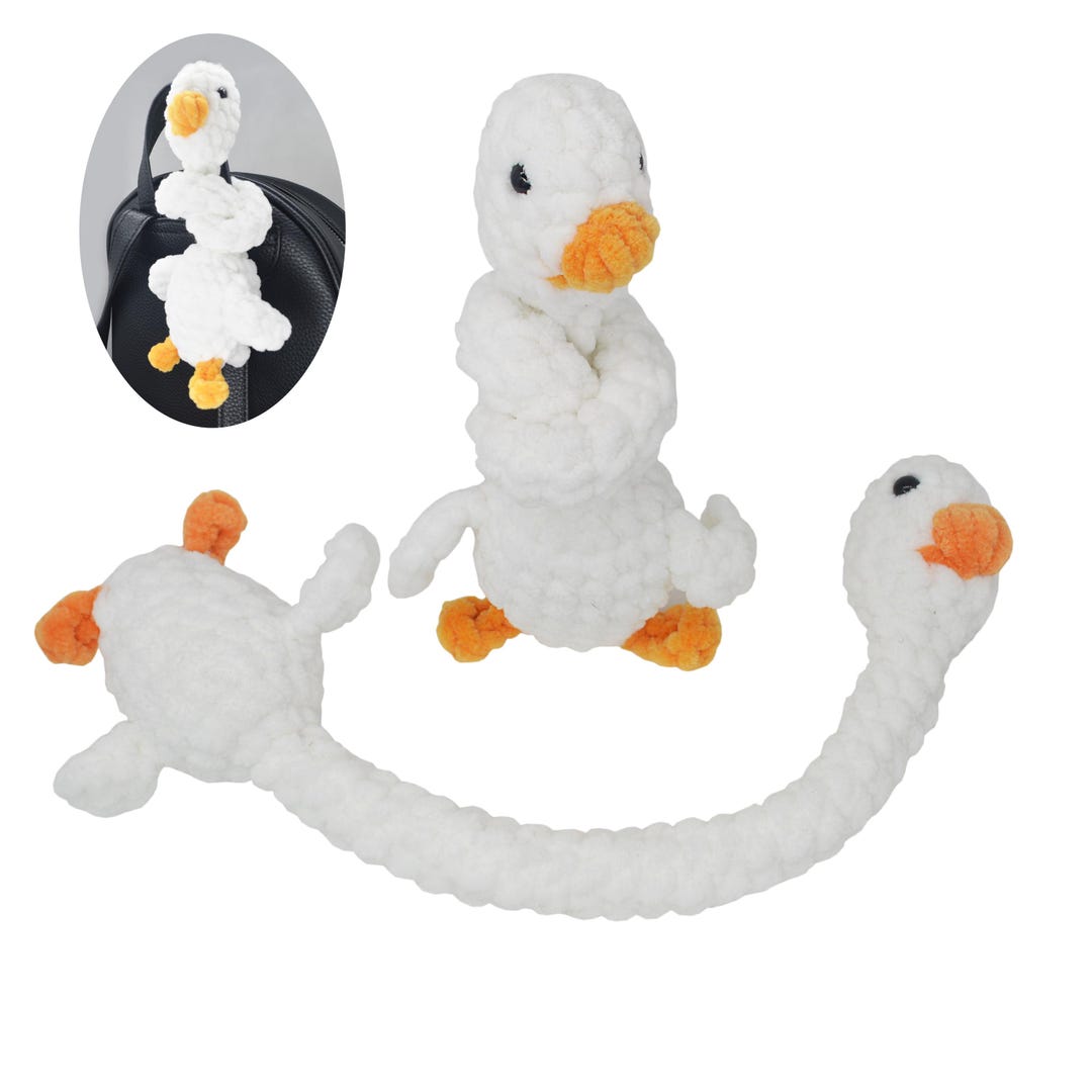 Crochet White Goose Pattern, Goose With Long Neck Crochet Pattern ...