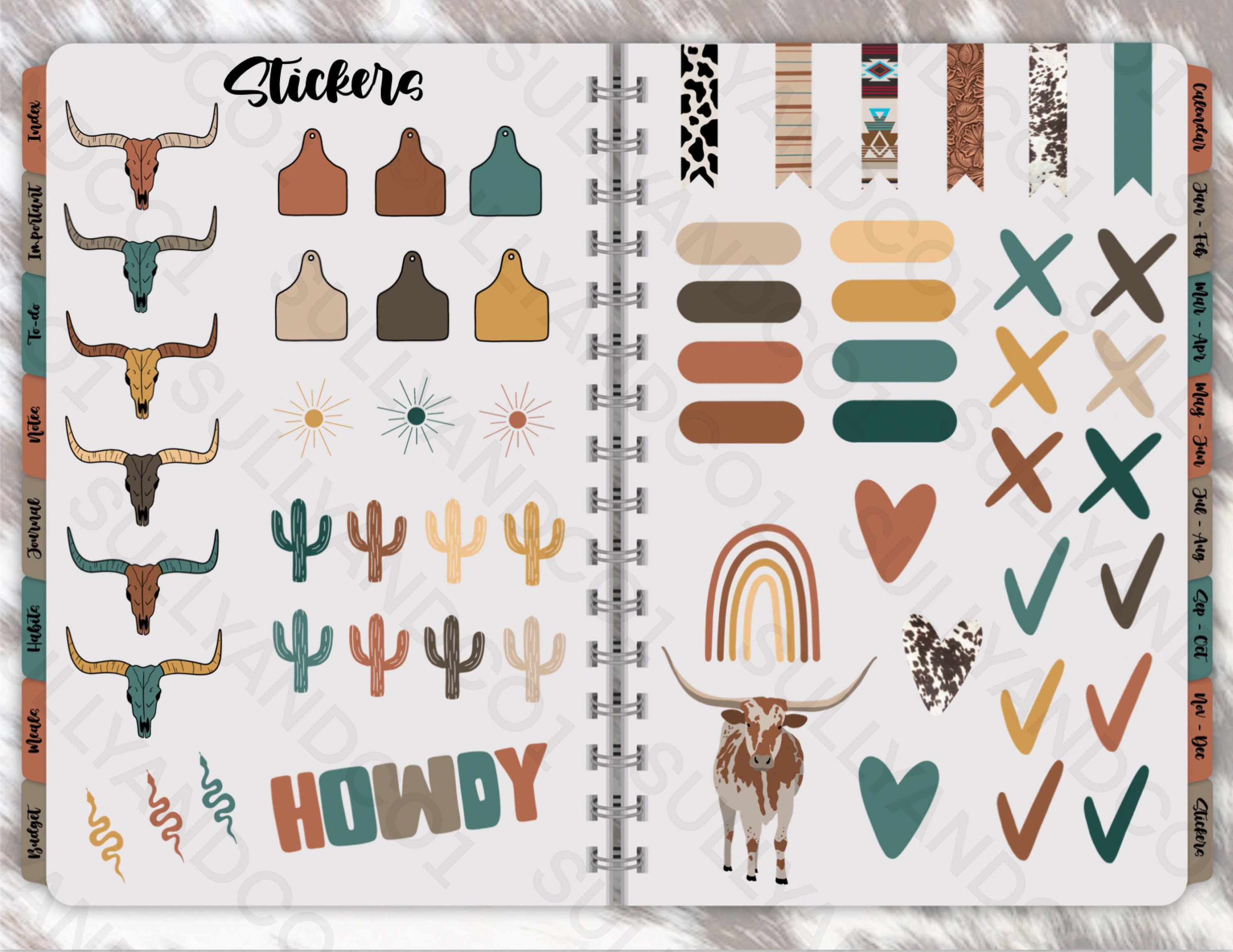 Goodnotes Western Planner - Etsy