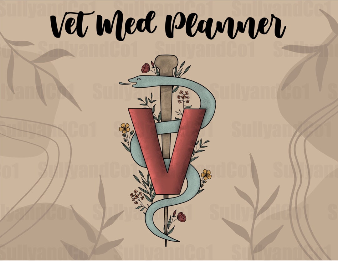 Veterinary Medicine Digital Planner - Etsy