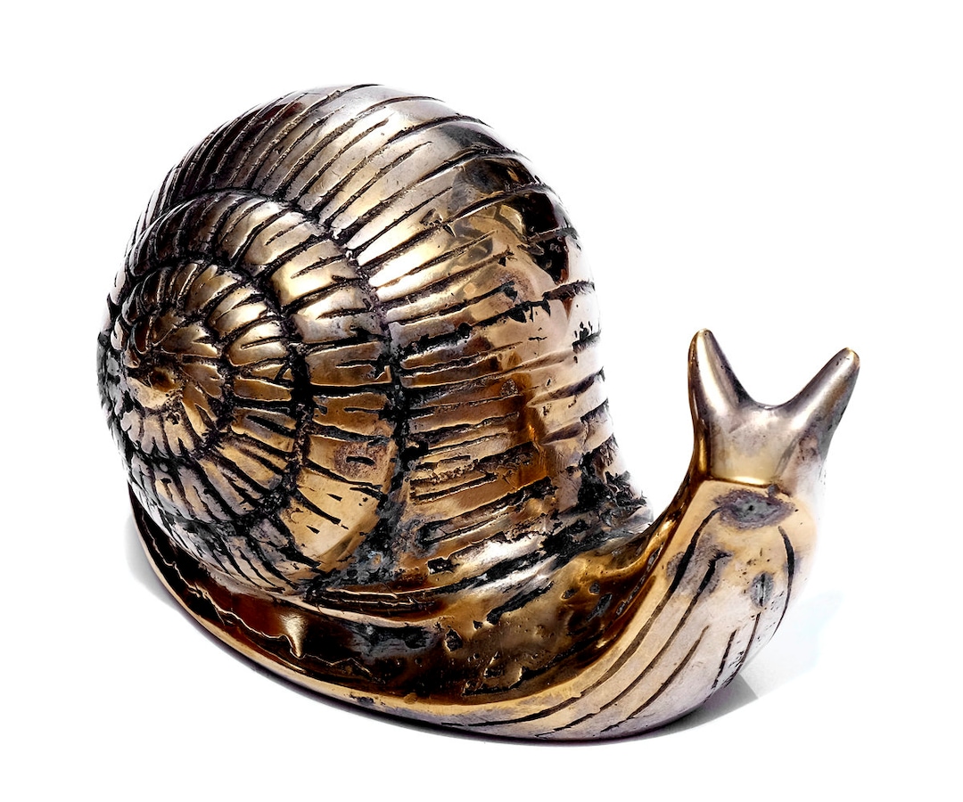 Décoration design escargot en métal figure escargots plaqués - Etsy France