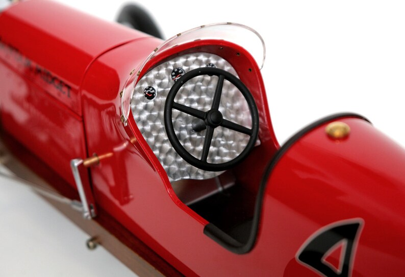 Model Car Racing Car Bantam Midget Spindizzy Racer Large Model Car Wood ...
