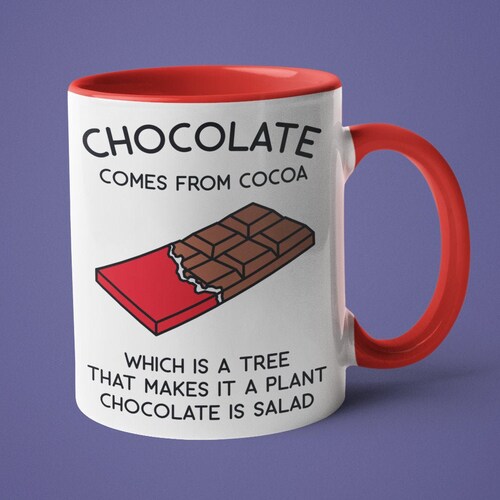 Chocolate Gift Chocolate Cup Chocolate Mug Chocolate Lover | Etsy
