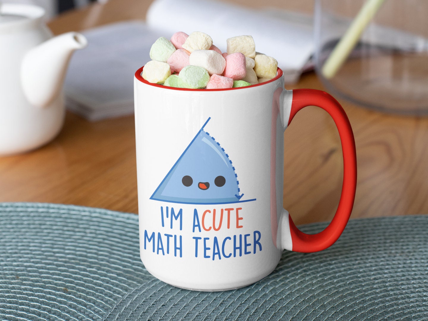 Math Teacher Mug Teacher Christmas Gift Funny Math Mug | Etsy