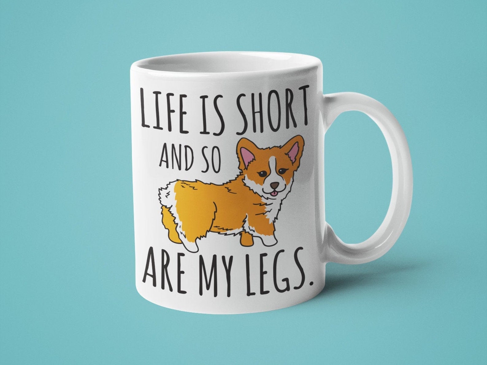 Corgi Mug Corgi Gift Corgi and Coffee Funny Coffee Mugs | Etsy