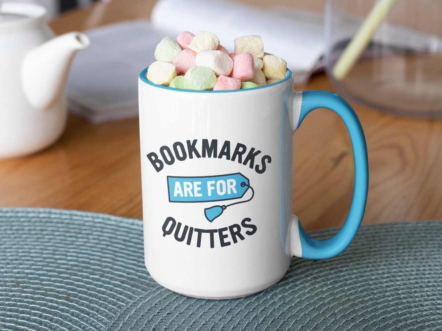 Reading Mug Book Lover Gift Reader Mug Bookmarks Are for - Etsy