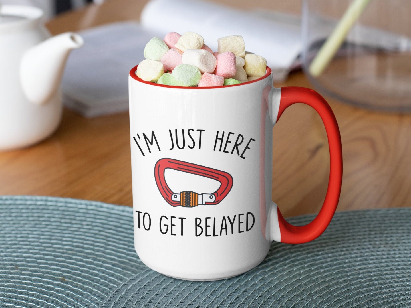 Rock Climbing Mug Rock Climber Gift Outdoor Mug I'm - Etsy