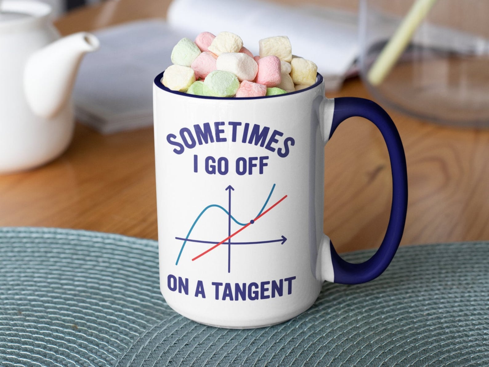 Funny Math Mug Math Teacher Mug Teacher Gift Sometimes I Go - Etsy