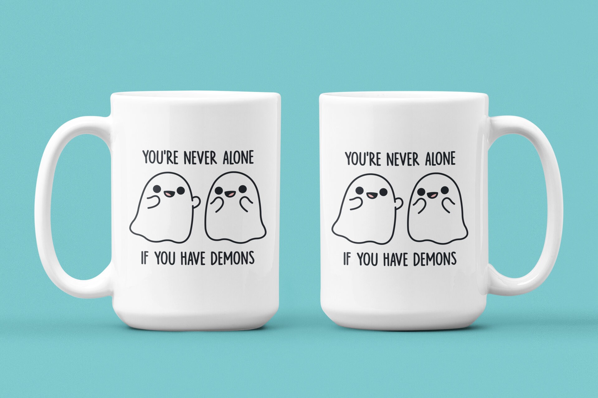 Rude Mug, Funny Mugs With Sayings, Dark Humor, You're Never Alone When ...