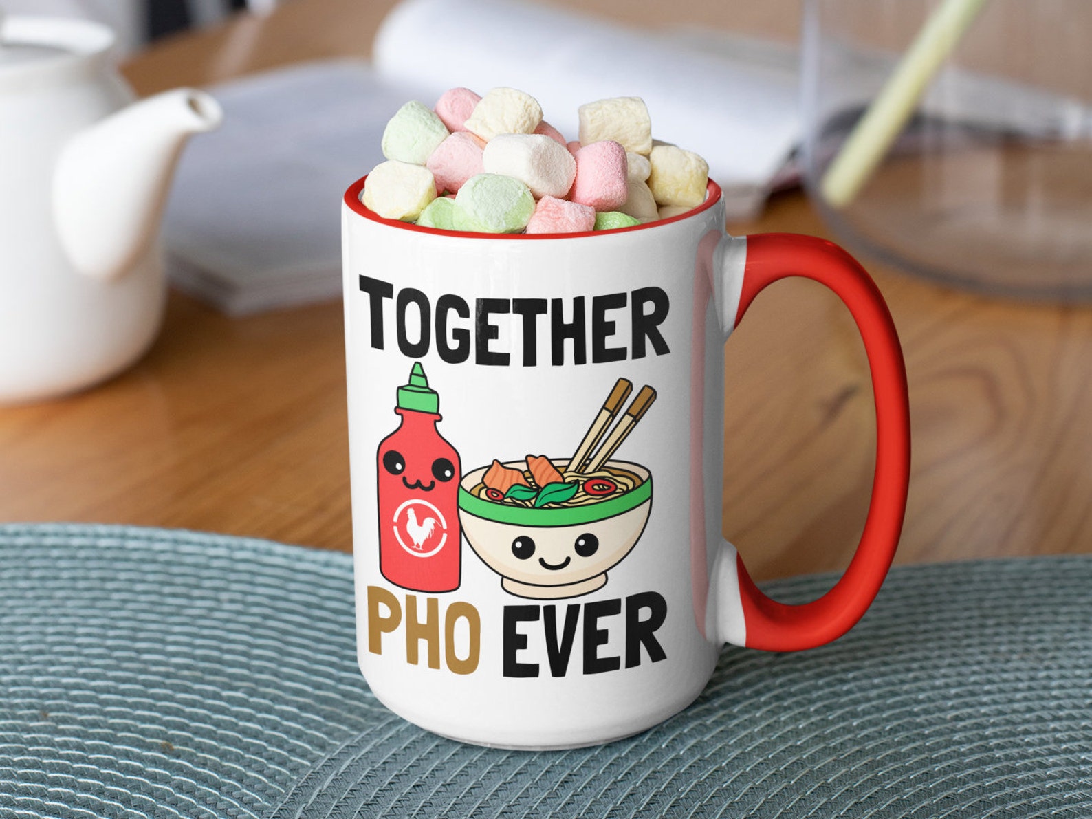 Best Friend Mug Together Pho Ever Pho Gift Best Friend | Etsy