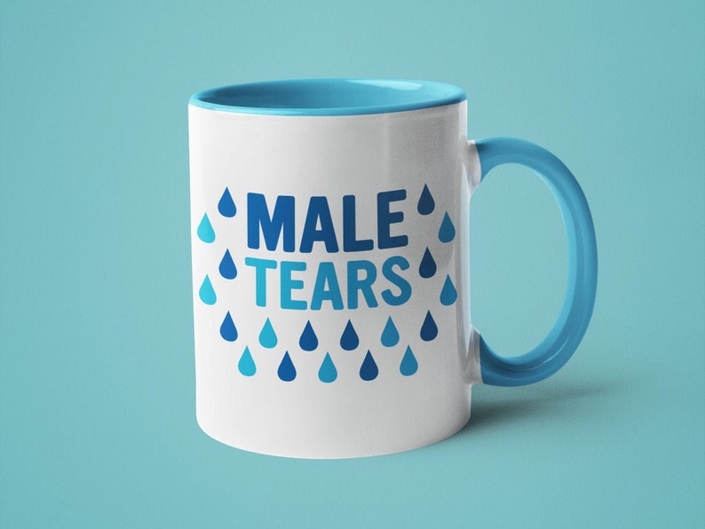 Feminist Gift Funny Coffee Mug Male Tears | Etsy