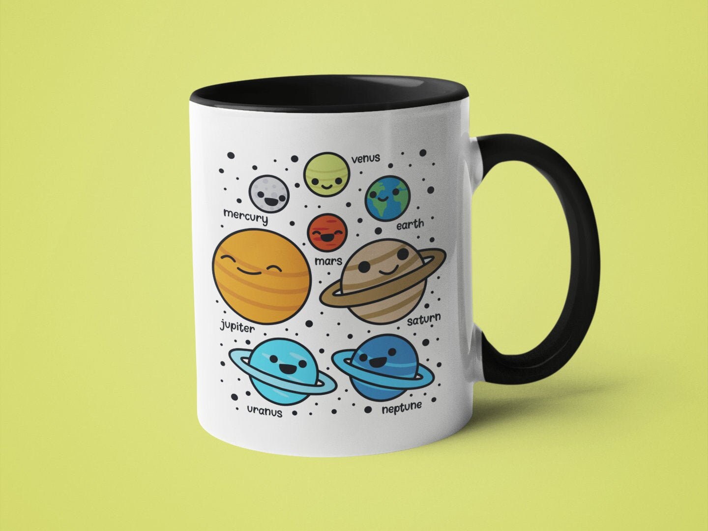 Planet Mug Space Mug Teacher Mug Elementary School Teacher - Etsy