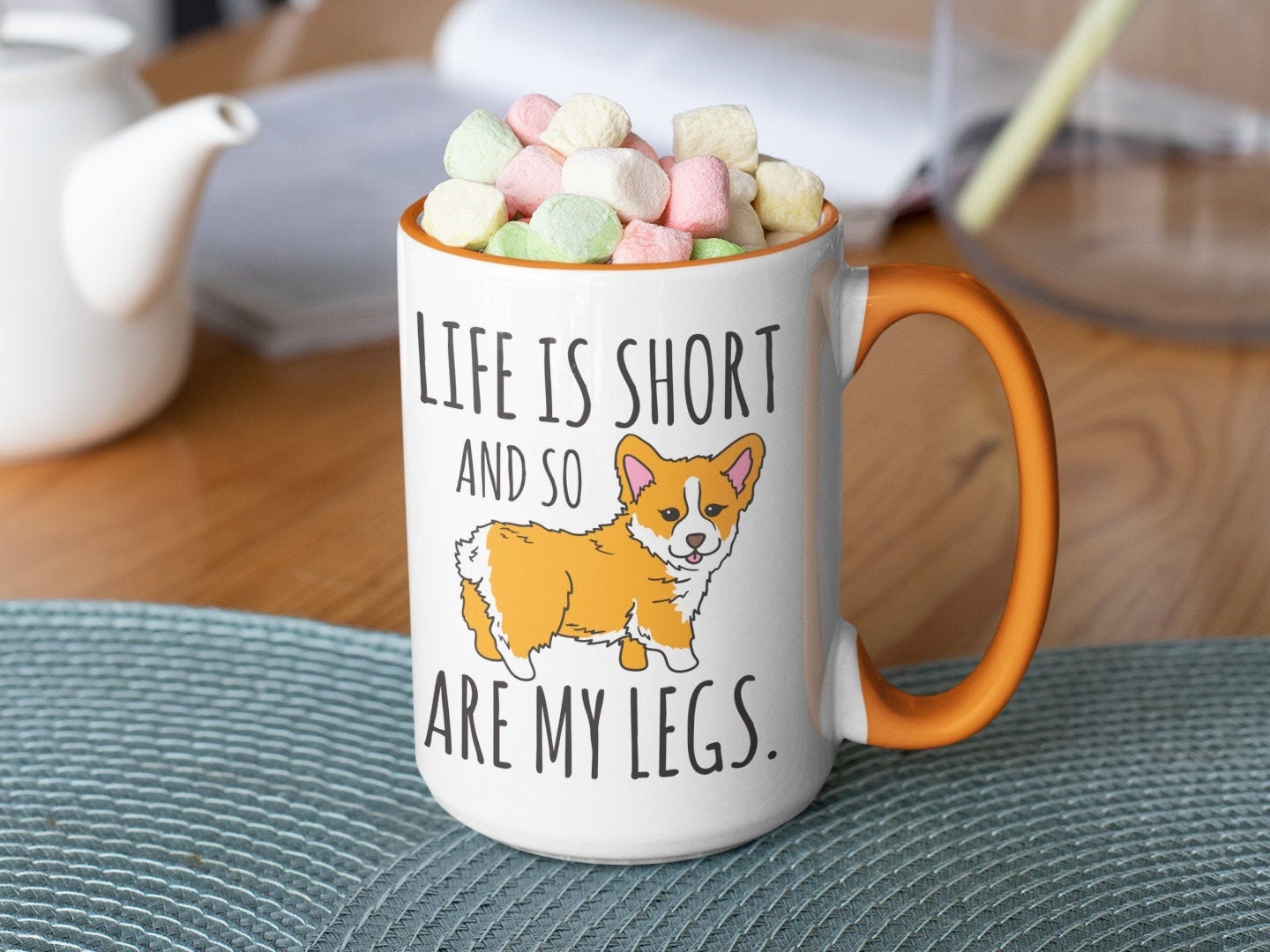 Corgi Mug Corgi Gift Corgi and Coffee Funny Coffee Mugs | Etsy