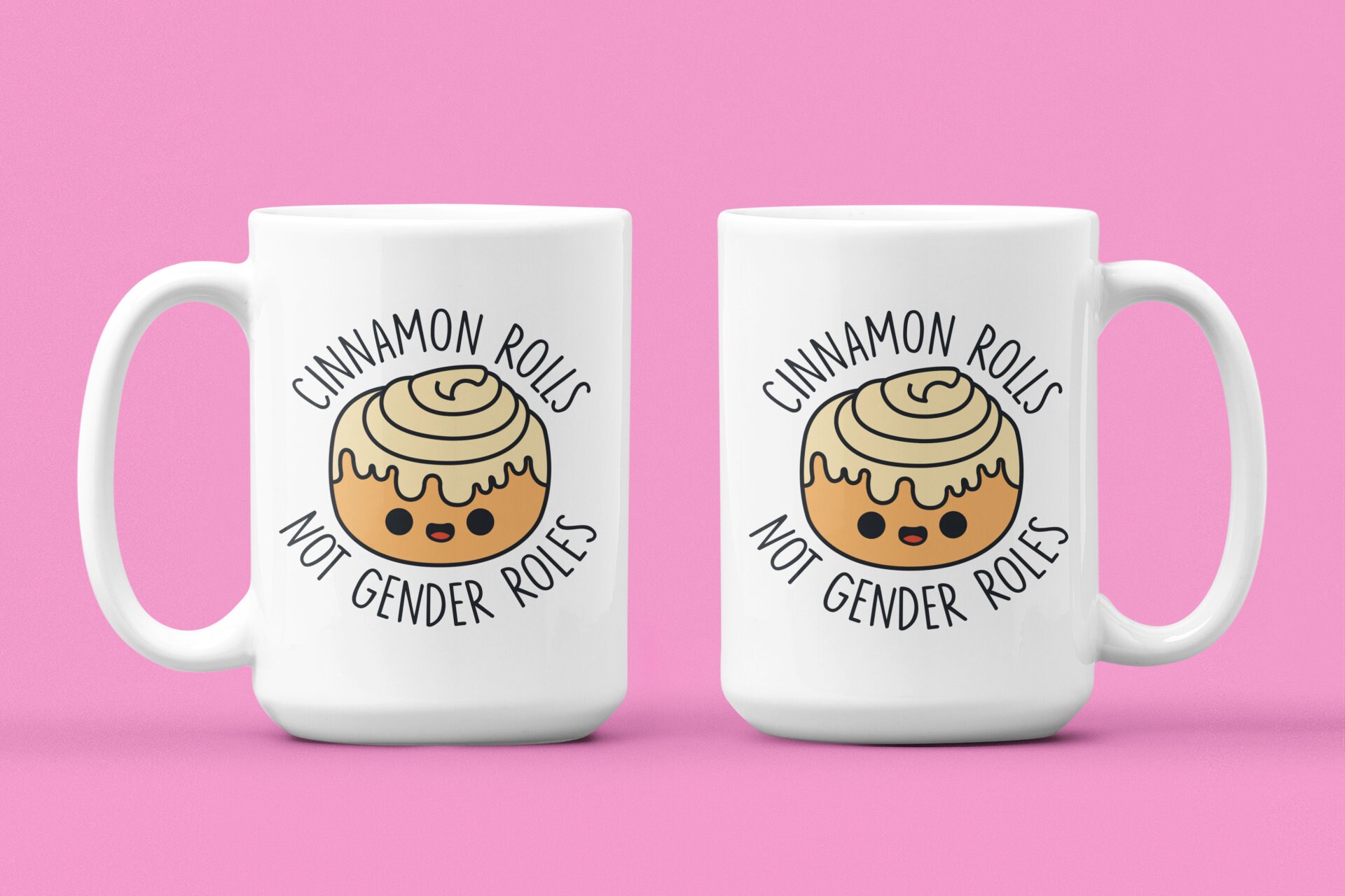 LGBT Mug, Equal Rights, LGBTQ Pride Gift, Cinnamon Rolls Not Gender ...
