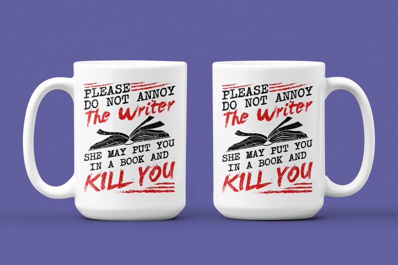 Writer Mug Author Mug Gifts for Writers Women Please Do Not | Etsy