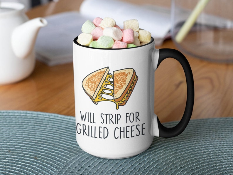 Funny Mug Weird Gift Mugs With Sayings Will Strip for - Etsy