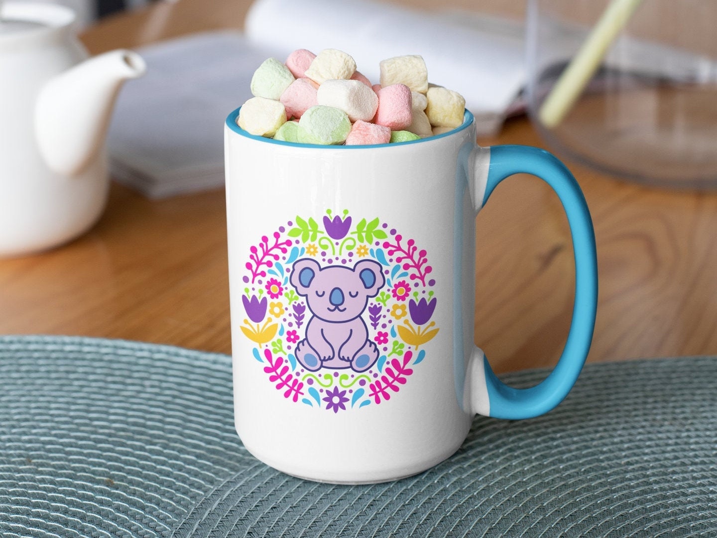 Koala Mug Cute Koala Mug Mugs for Kids Animal Mug Koala | Etsy