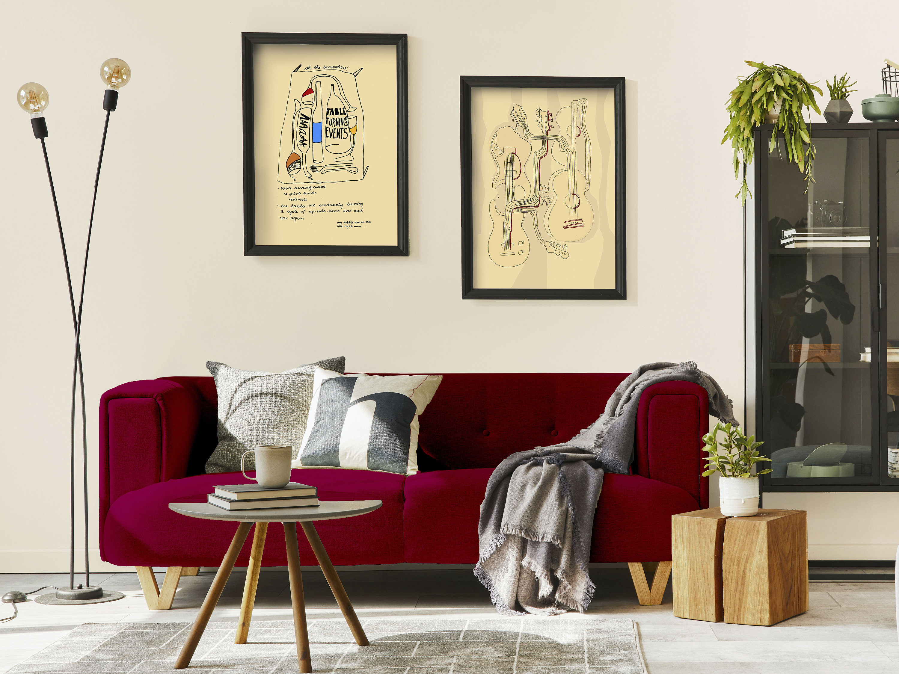 Colorful Illustration Word Art Poster Bright Home Decor - Etsy