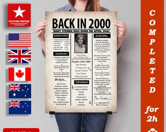 Back in 2000 Poster | Etsy