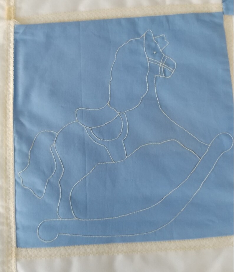 Rocking Horse Baby Quilt - Etsy