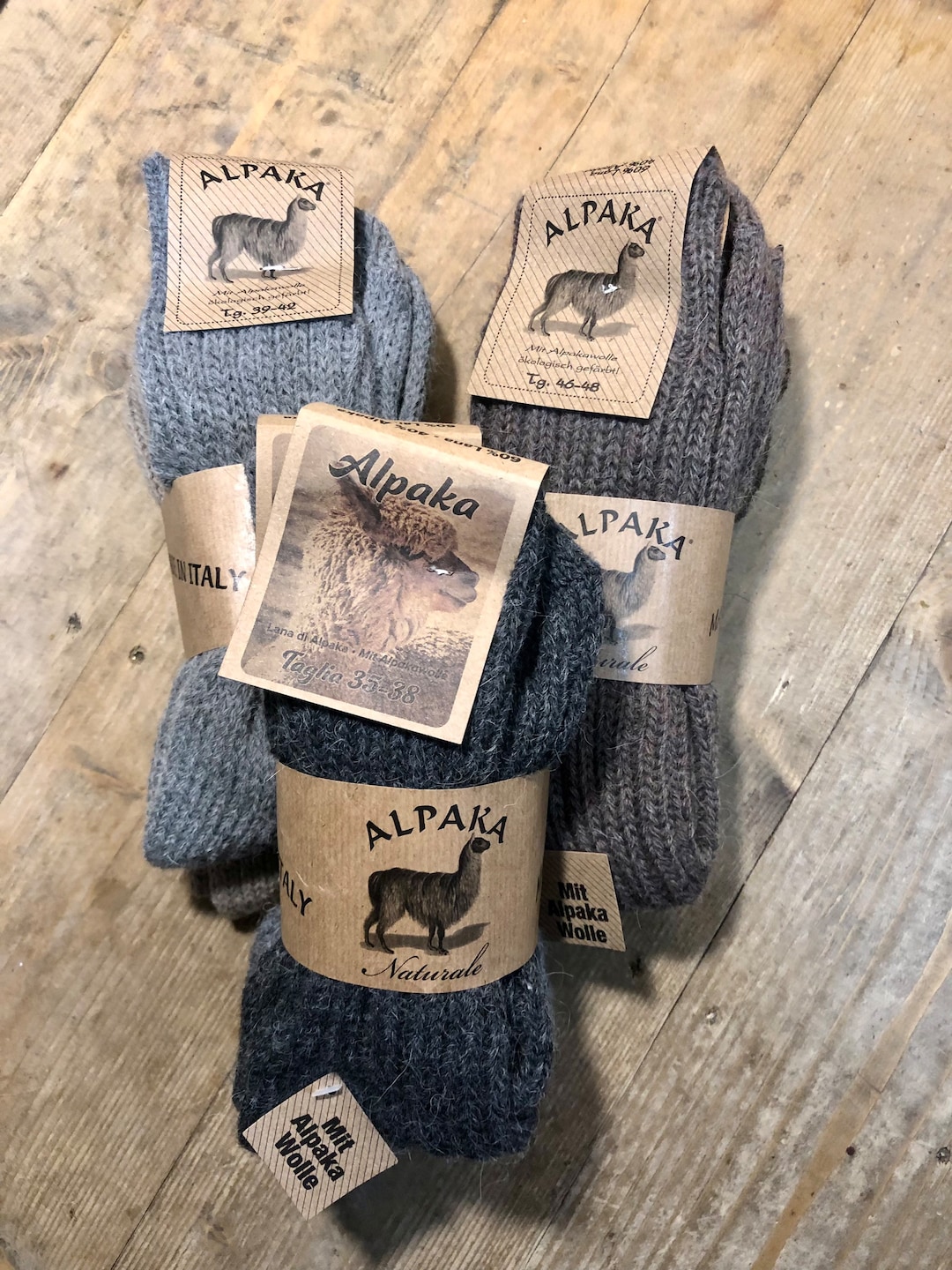 Calze alpaca/calze morbide e calde unisex a maglia grossa/2 - Etsy Italia