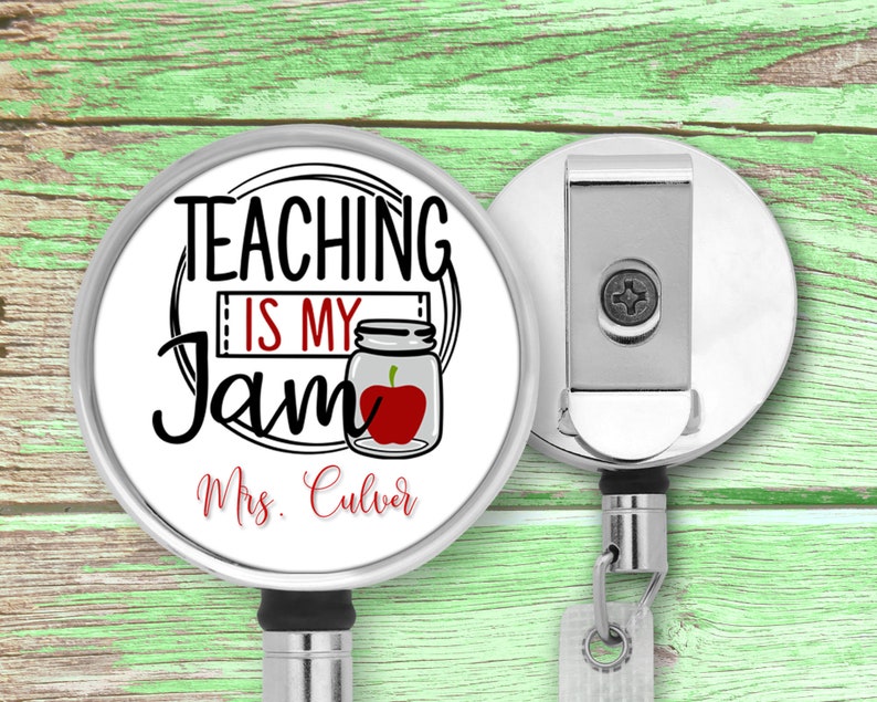 Gift for Teacher School College Professor Name Badge - Etsy
