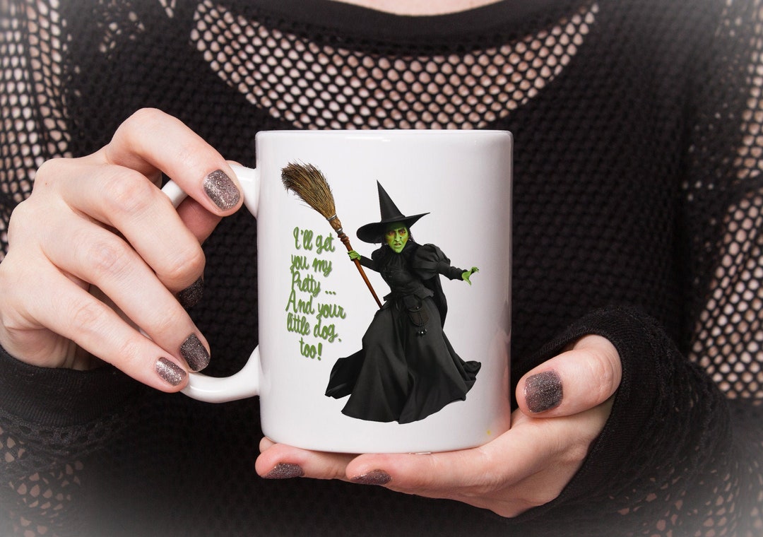 Wicked Witch Mug, I'll Get You, Halloween Witches Mug, Housewarming ...