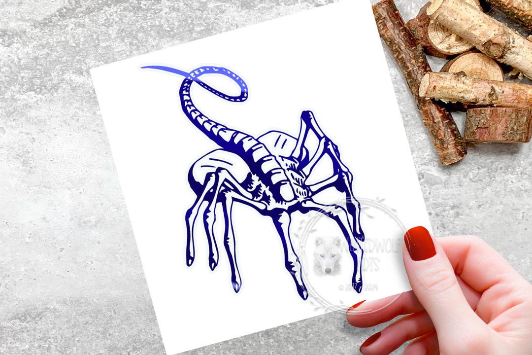 Face Hugger Xenomorph Car Window Sticker Drive in Style High-quality ...