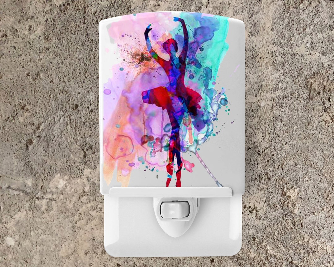 Ballerina Ballet Dancer Night Light, Porcelain Ceramic Custom ...