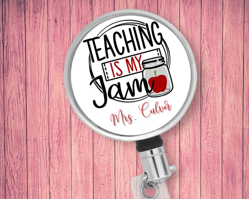 Gift for Teacher School College Professor Name Badge - Etsy