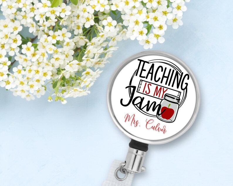 Gift for Teacher School College Professor Name Badge - Etsy