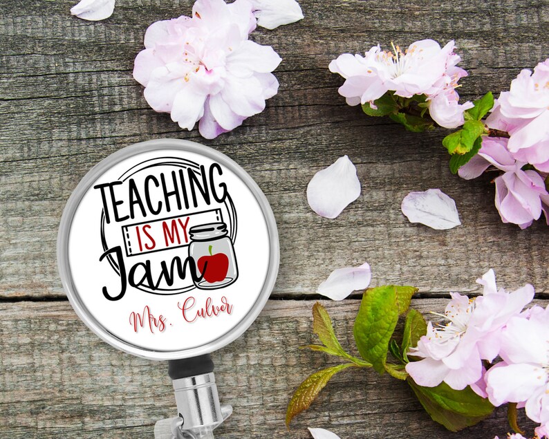 Gift for Teacher School College Professor Name Badge - Etsy