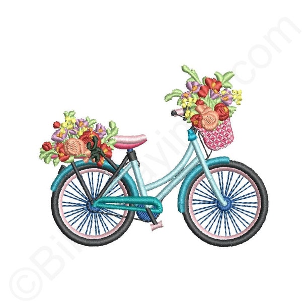 Bike Embroidery - Etsy