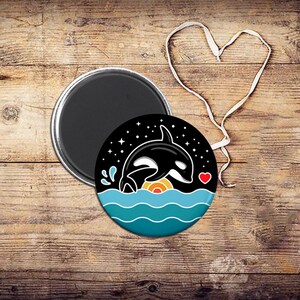 Orca Breaching Magnet. Orca Art. Killer Whale Art. Orca Lover. Whale ...