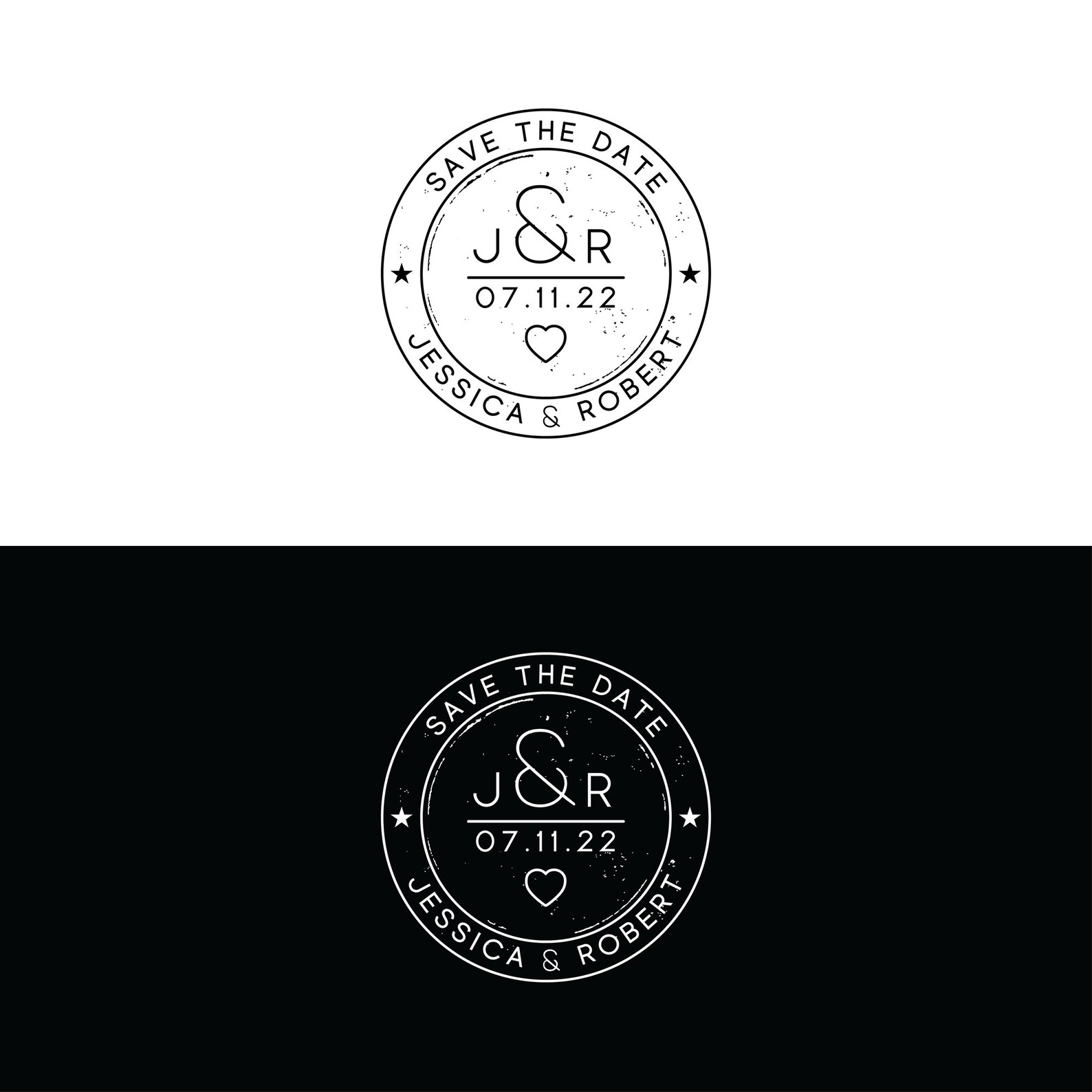 Wedding Logo Instant Download. Save the Date Logo. Wedding Monogram ...