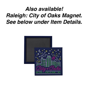 Raleigh Sticker. Raleigh NC Sticker. City of Oaks Sticker. Raleigh ...
