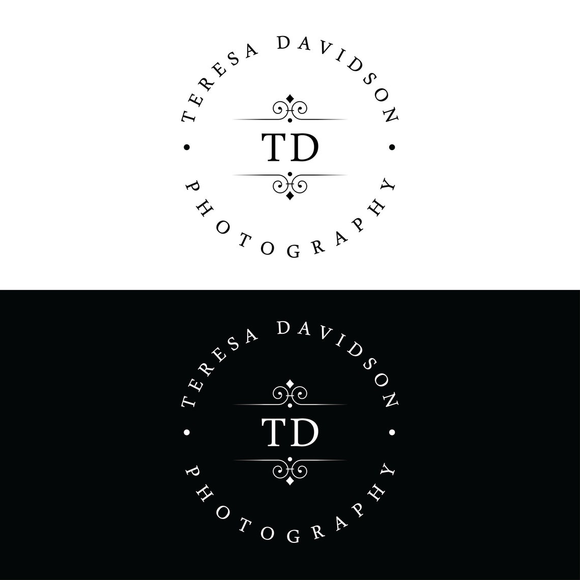 Premade Logo Design With Initials. Wedding Logo Instant Download, Round ...