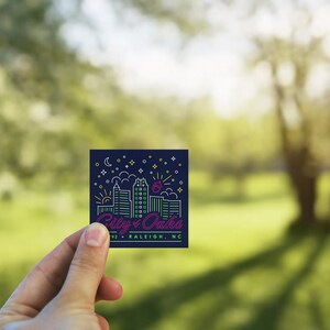 Raleigh Sticker. Raleigh NC Sticker. City of Oaks Sticker. Raleigh ...