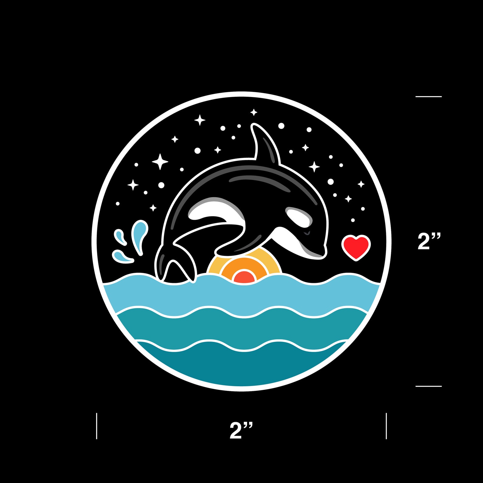 Orca Breaching Sticker. Orca Sticker. Killer Whale Sticker. Tilikum ...