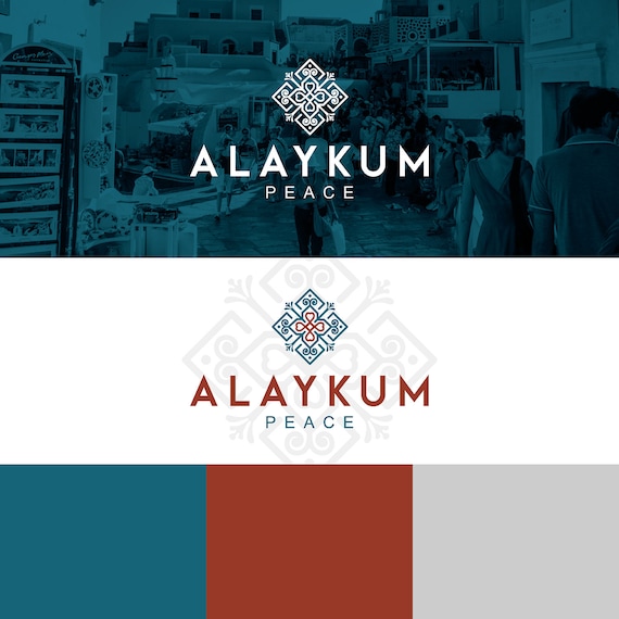 Premade Logo Design. Middle Eastern Logo Design. Ornamental | Etsy