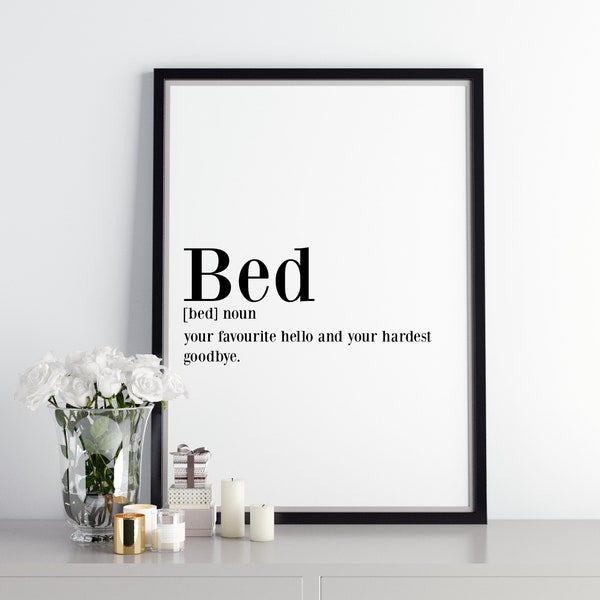 Bedroom Wall Art - Etsy UK