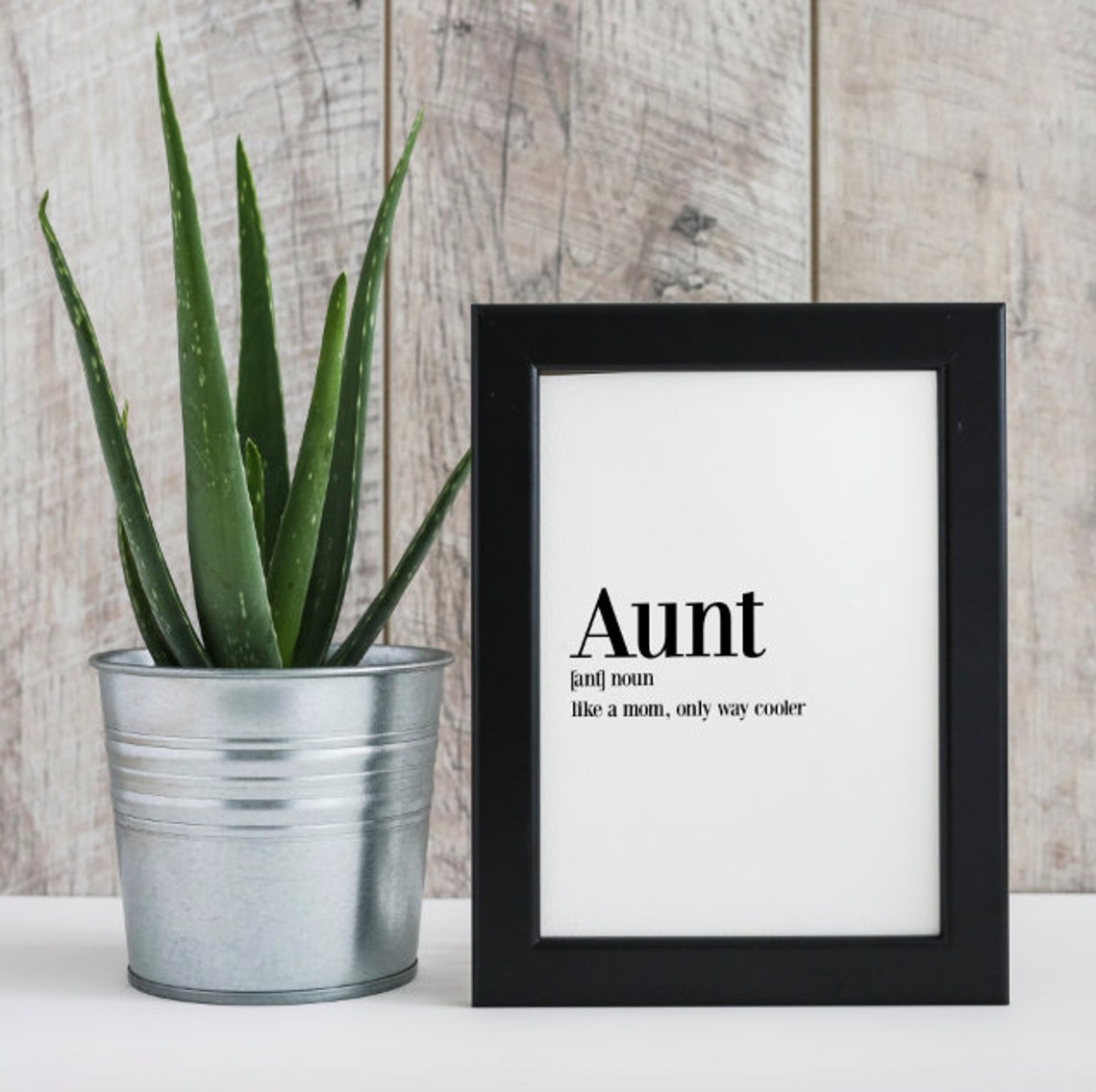 Aunt Definition Print Gift For Aunt Dictionary Print Home | Etsy