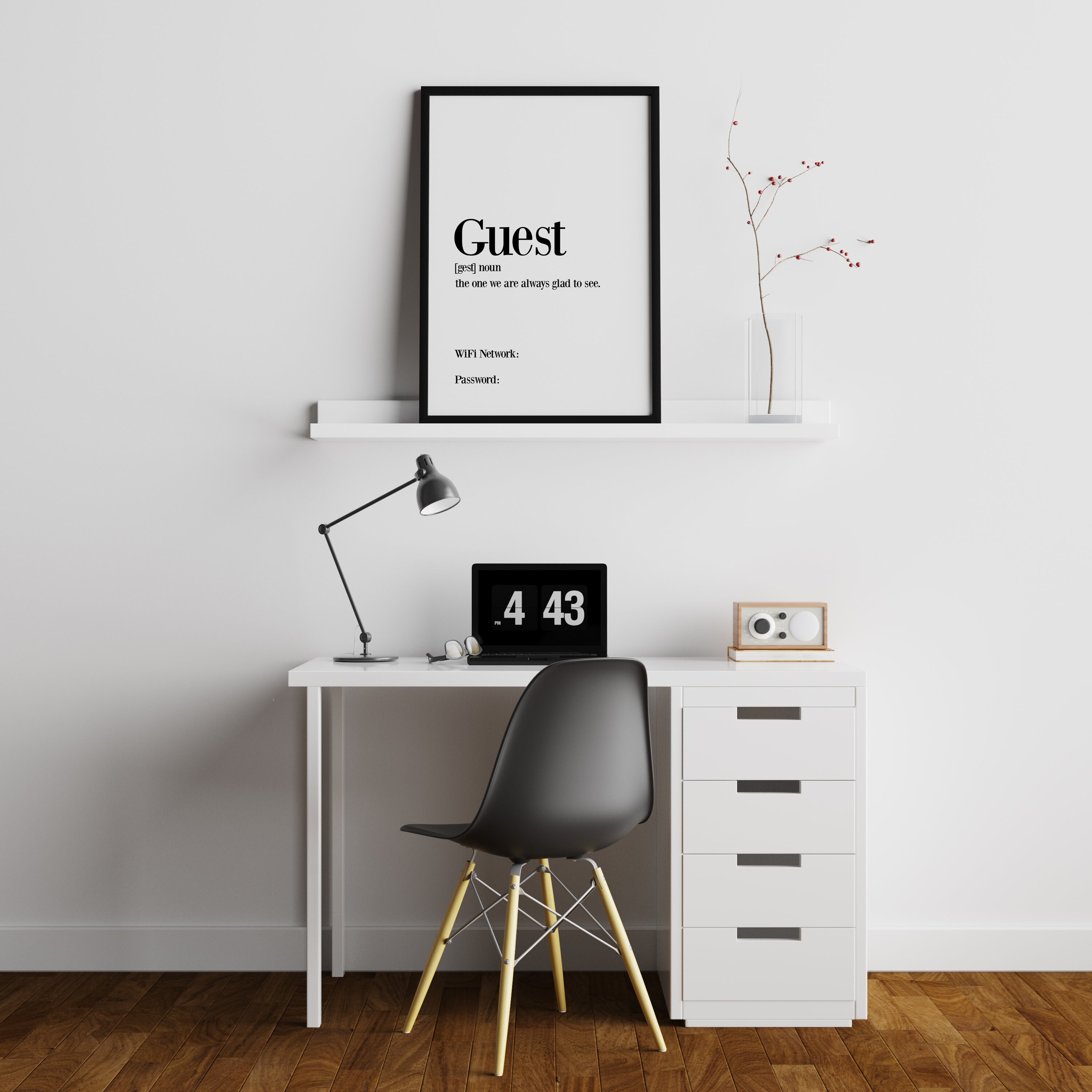 Guest Definition Wifi Password Sign, Internet Sign, Personalised Sign ...