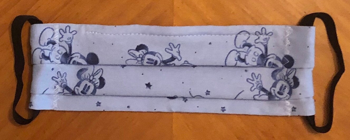 Disney Face Mask With Moldable Nose Piece - Etsy