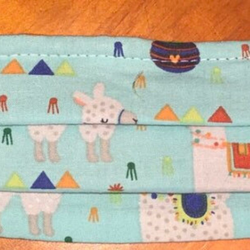 Llama Face Mask - Etsy